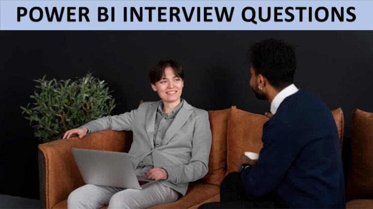 Power BI Interview Questions - Start-Tech Academy